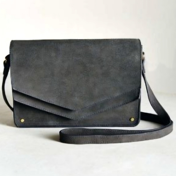 BDG | Bags | Bdg Genuine Cow Suede Leather Gray Crossbody Bag | Poshmark
